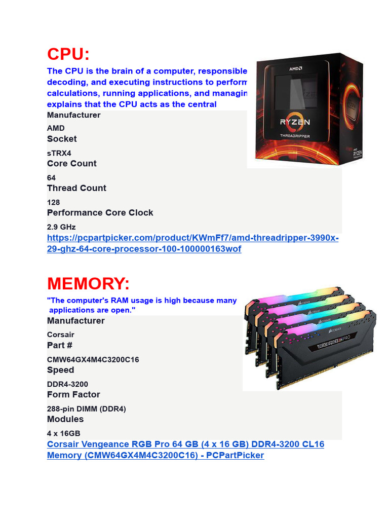 AMD Threadripper Build Overview | PDF