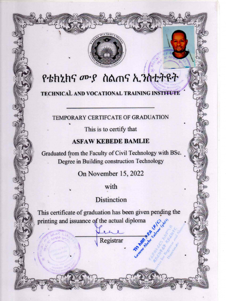 Asfaw's Documents | PDF