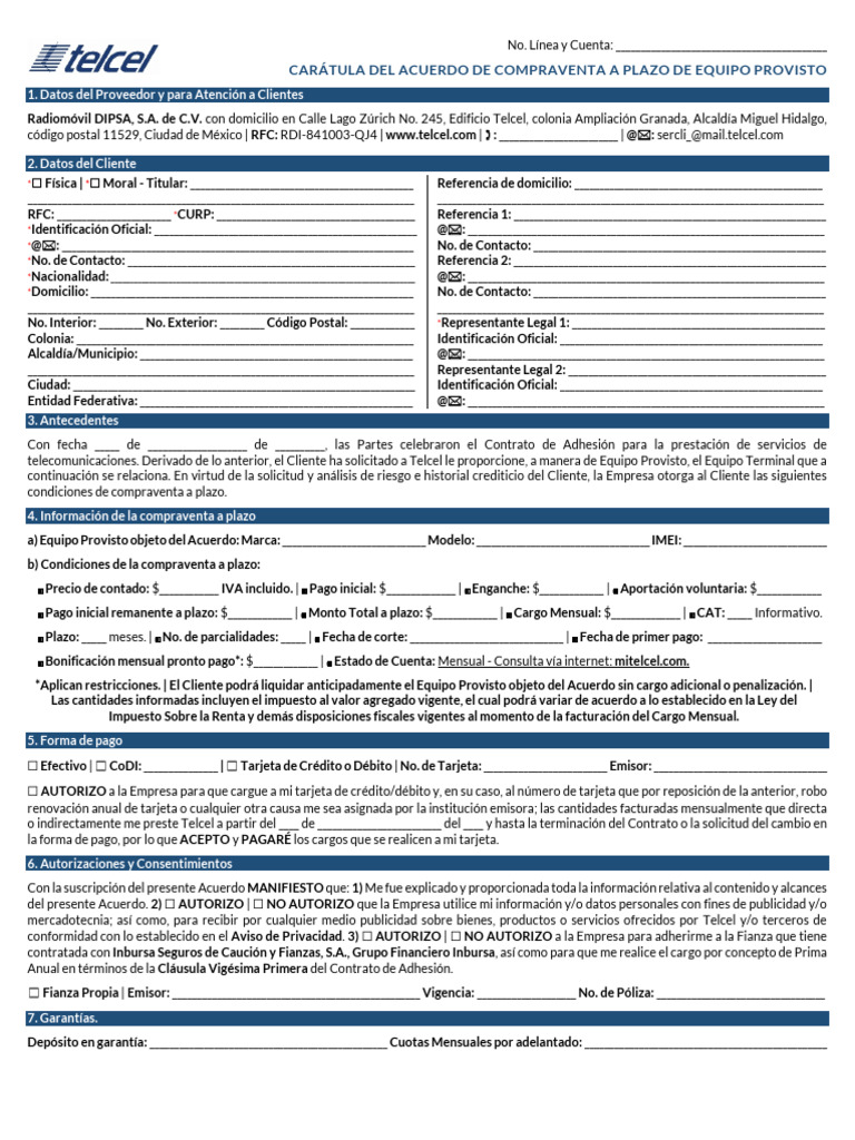Acuerdo de compraventa a plazo de equipo - acuerdo-de-compraventa-a ...