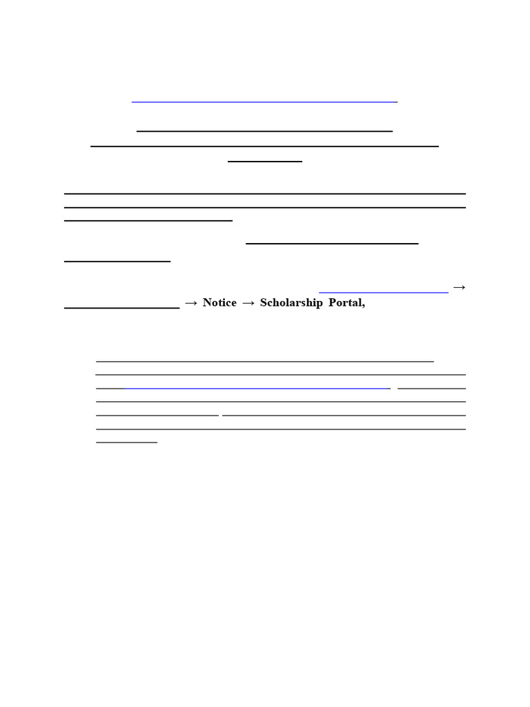 SC/ST Scholarship Application Guide 2023 | PDF