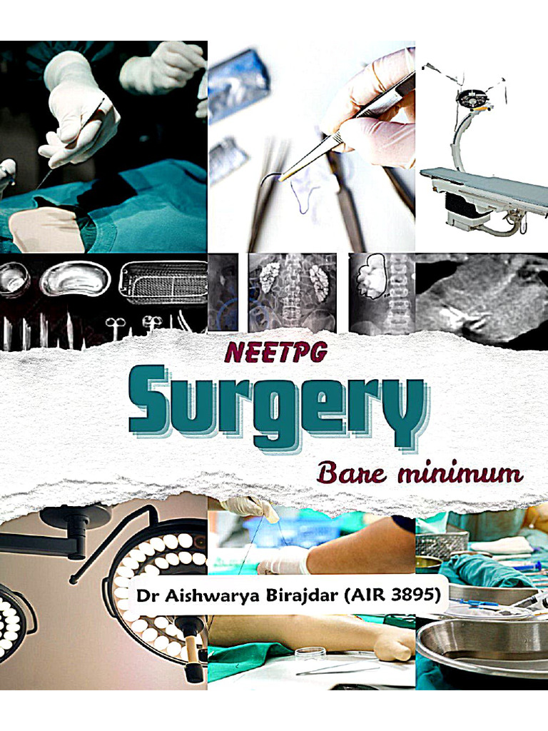 Surgery Bare Minimum ?? | PDF