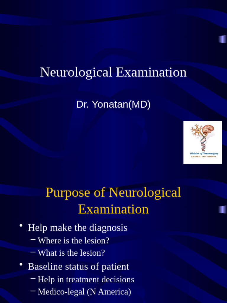 Neurological Examination (1) | PDF | Anatomical Terms Of Motion ...