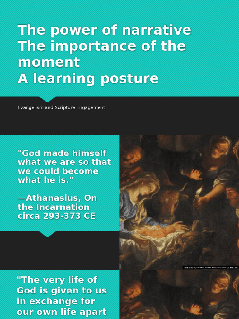 Power of Narrative in Scripture Engagement | PDF | The Gospel | Theology