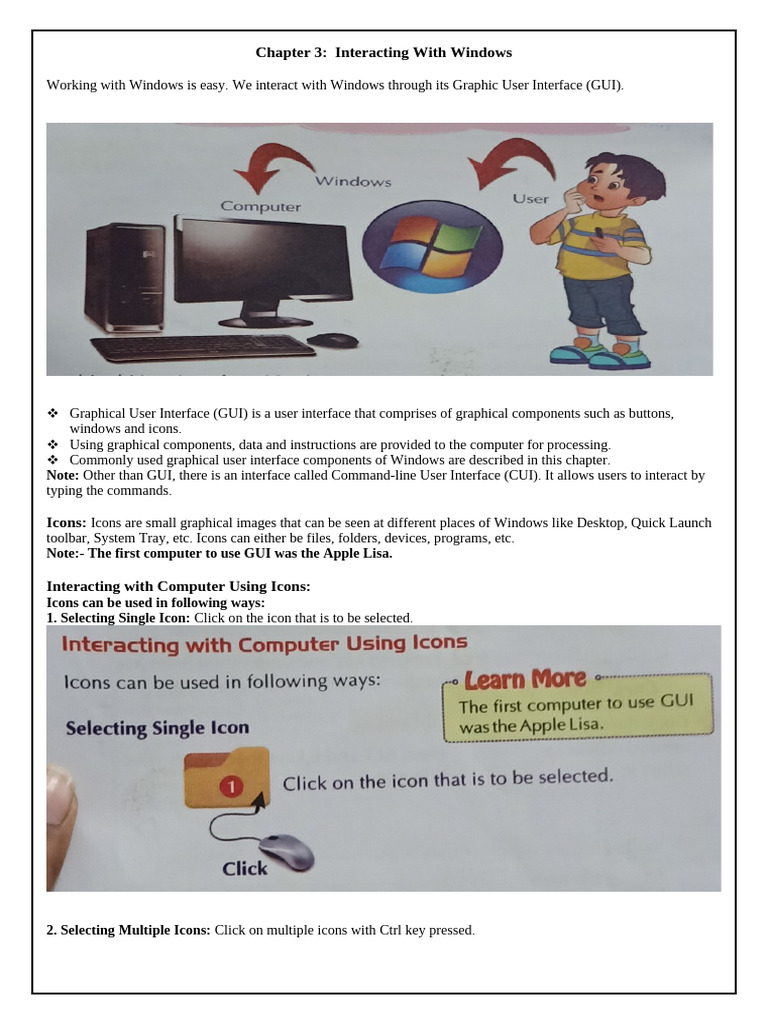 Interacting with Windows GUI Components | PDF | Graphical User ...