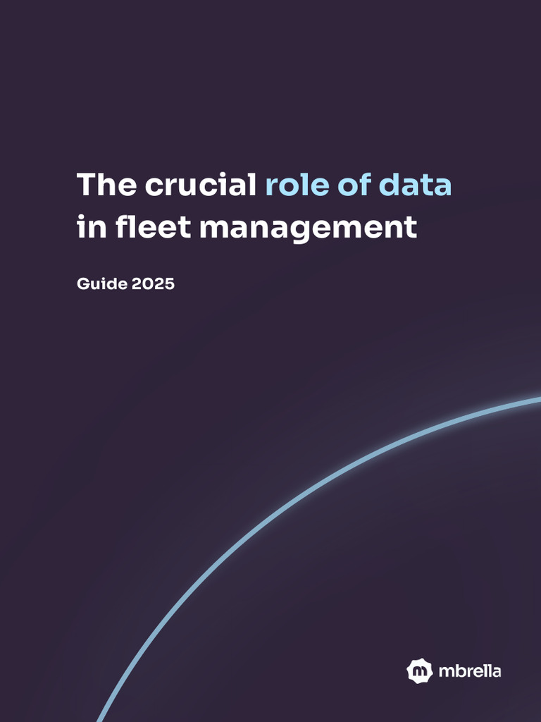 Data-Driven Fleet Management Guide 2025 | PDF | Electric Vehicle | Plug ...