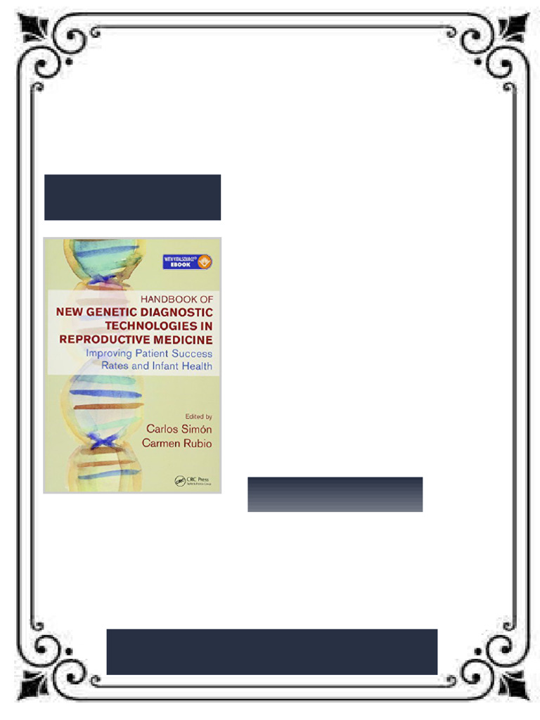 Handbook of New Genetic Diagnostic Technologies in Reproductive ...