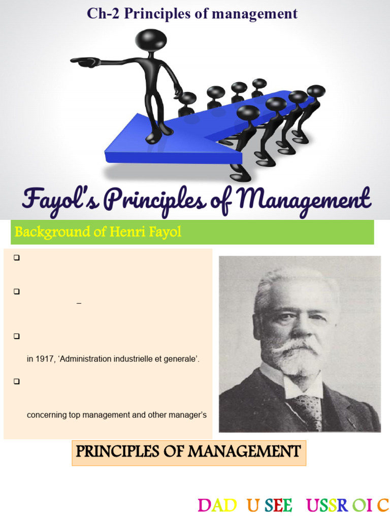 Fayol's 14 Management Principles Explained | PDF | Business | Economies