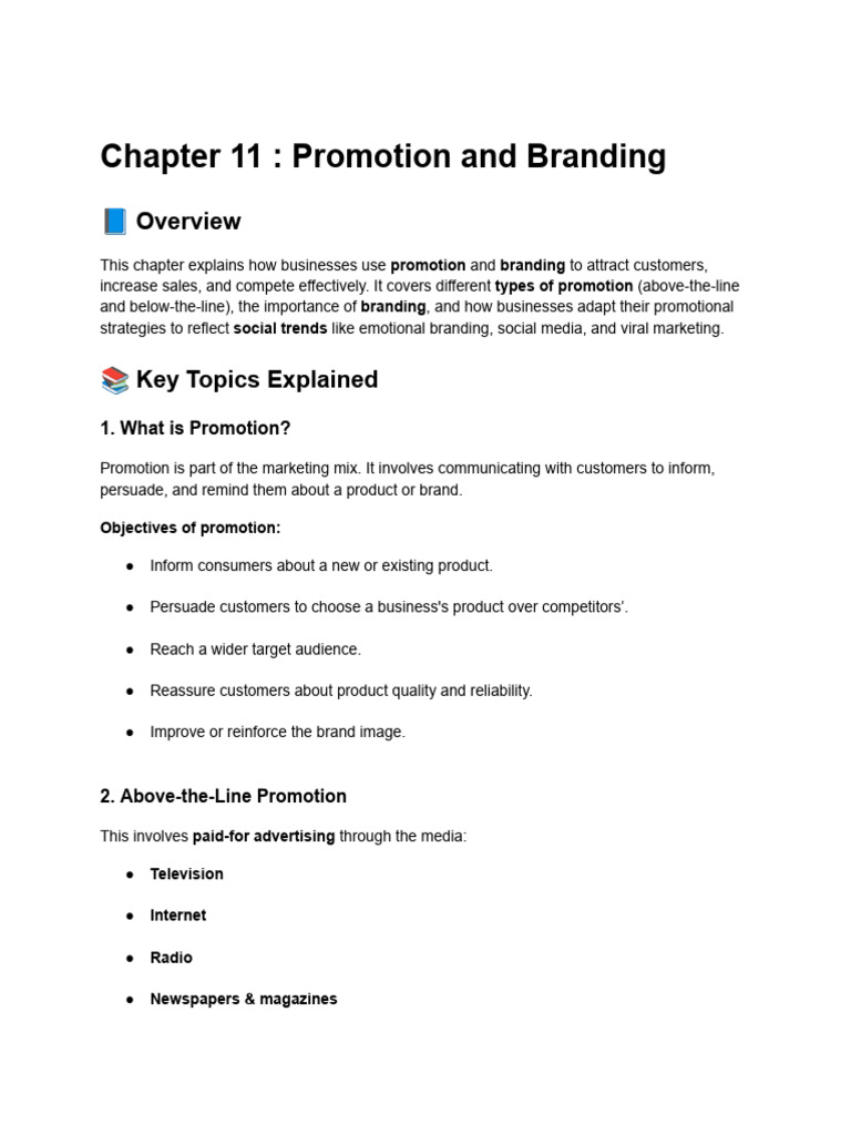 Promotion and Branding Strategies Explained | PDF | Brand | Advertising