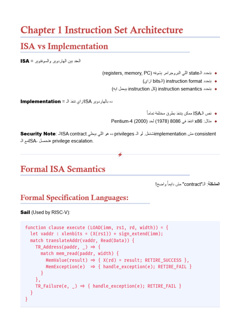 Chapter 1 Instruction Set Architecture | PDF | Computer Architecture ...