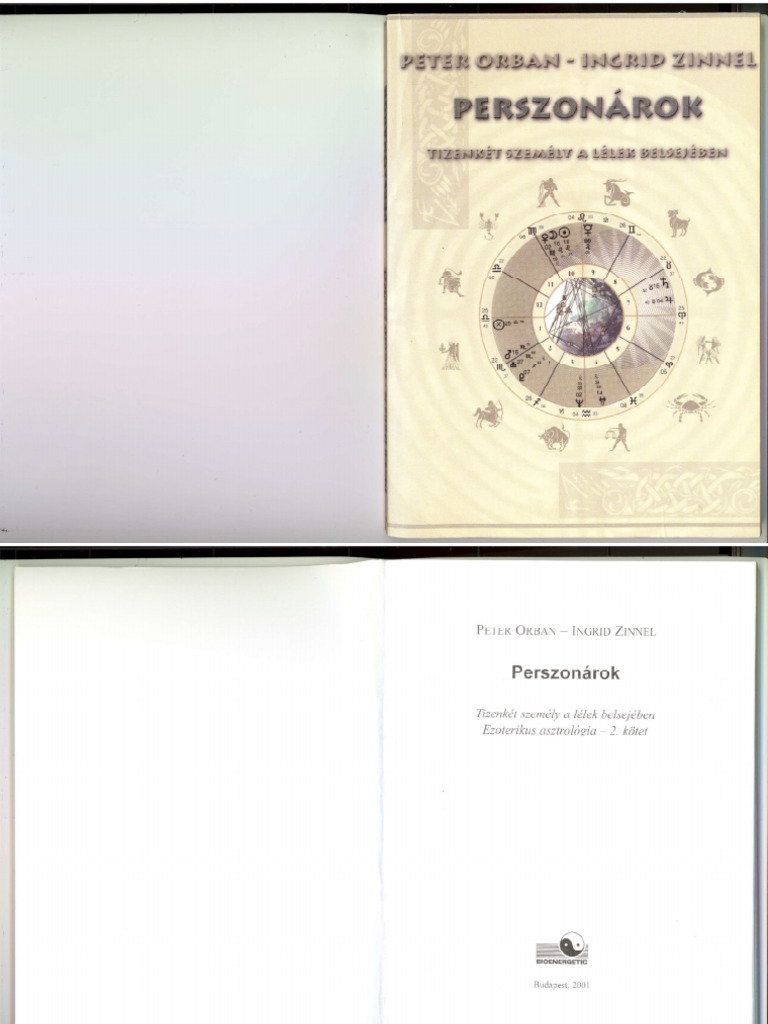 Peter Orban - Ingrid Zinnel - Perszonárok_ | PDF