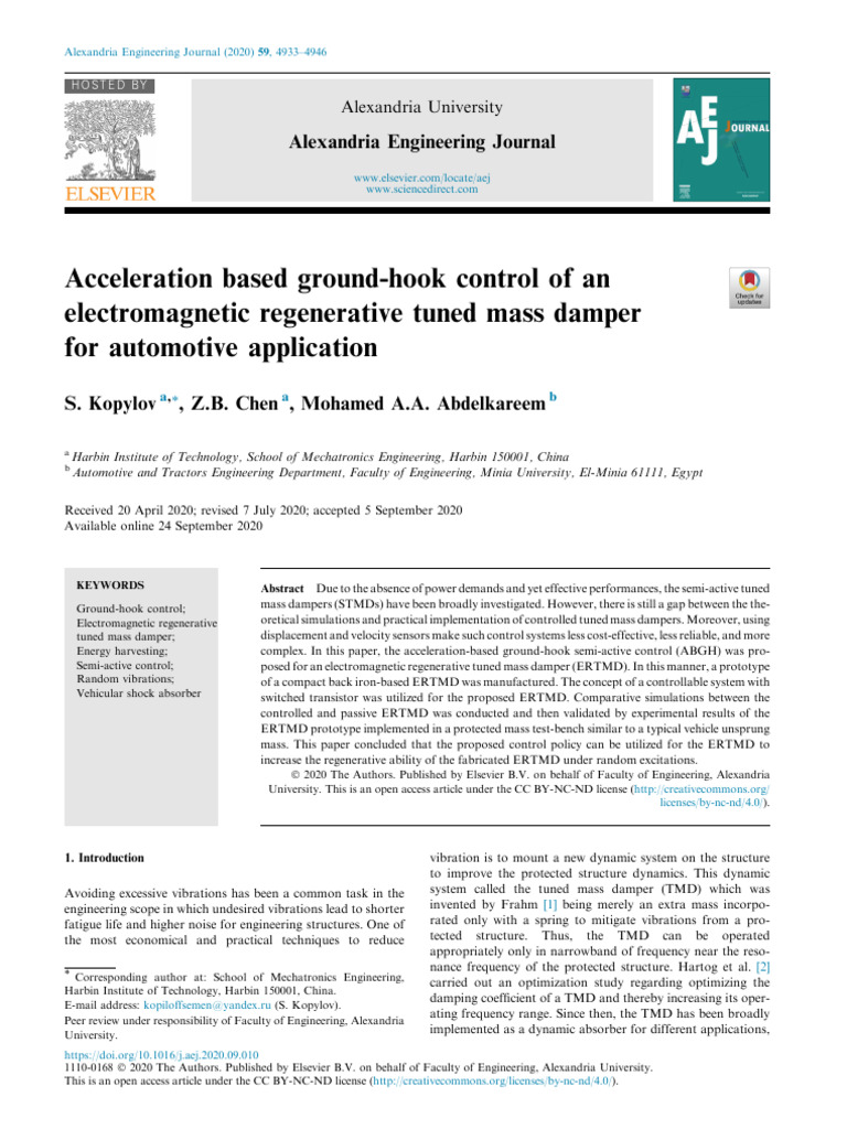 5. Acceleration Based Ground-hook Control | PDF | Field Effect ...