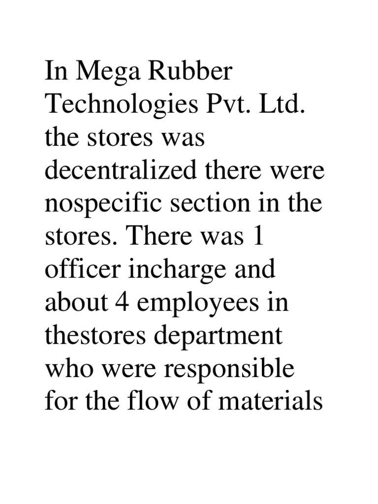 In Mega Rubber Technologies PVT | PDF | Pallet | Warehouse