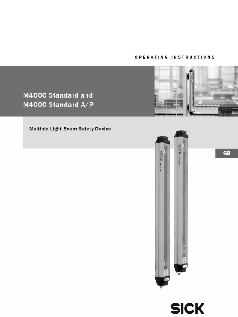 Sick 4000 Standard | PDF | Recycling | Electrical Engineering