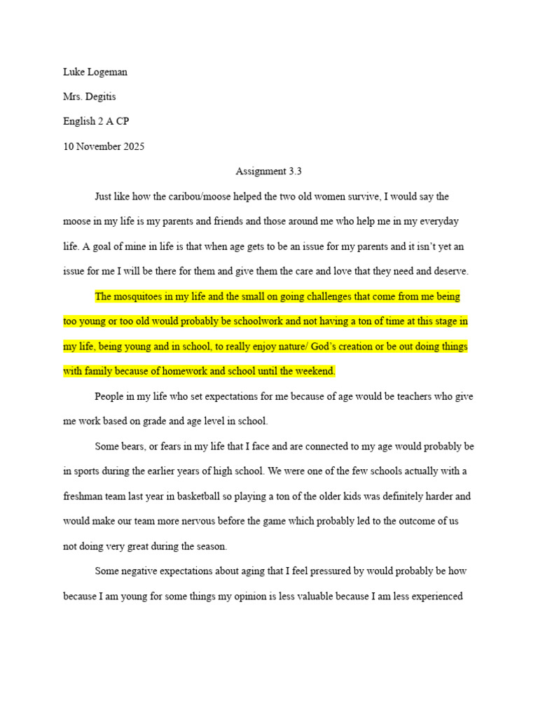 Assignment 3.3 - Luke Logeman | PDF