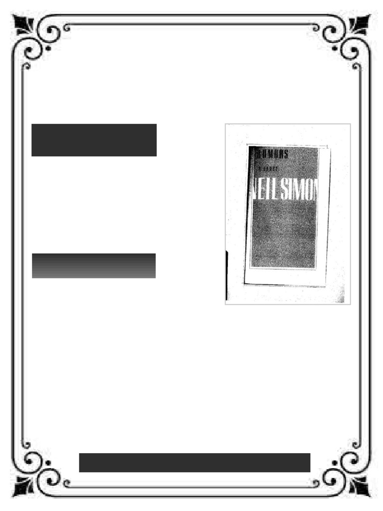 Rumors A Farce Neil Simon ebook total edition | PDF | Elephant | Dogs