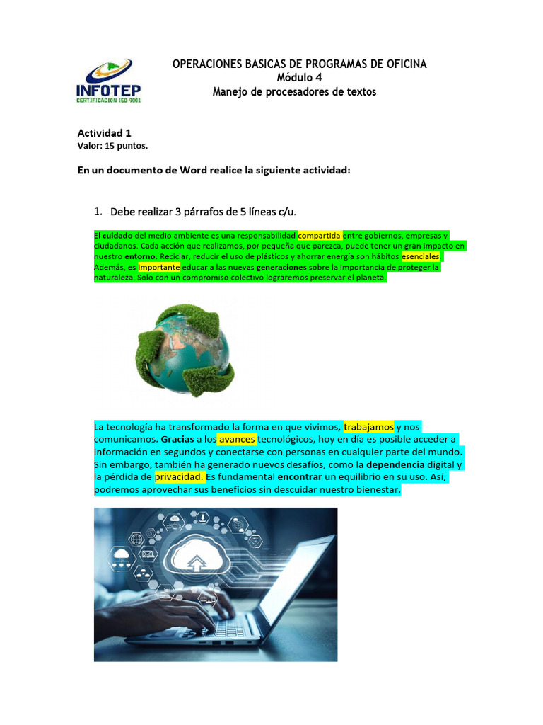 Actividad 1 - Modulo 4 | PDF