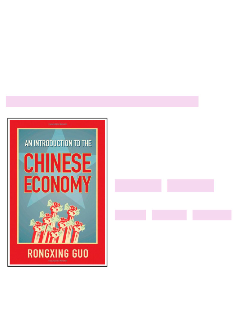 An Introduction To The Chinese Economy The Driving Forces Behind Modern ...