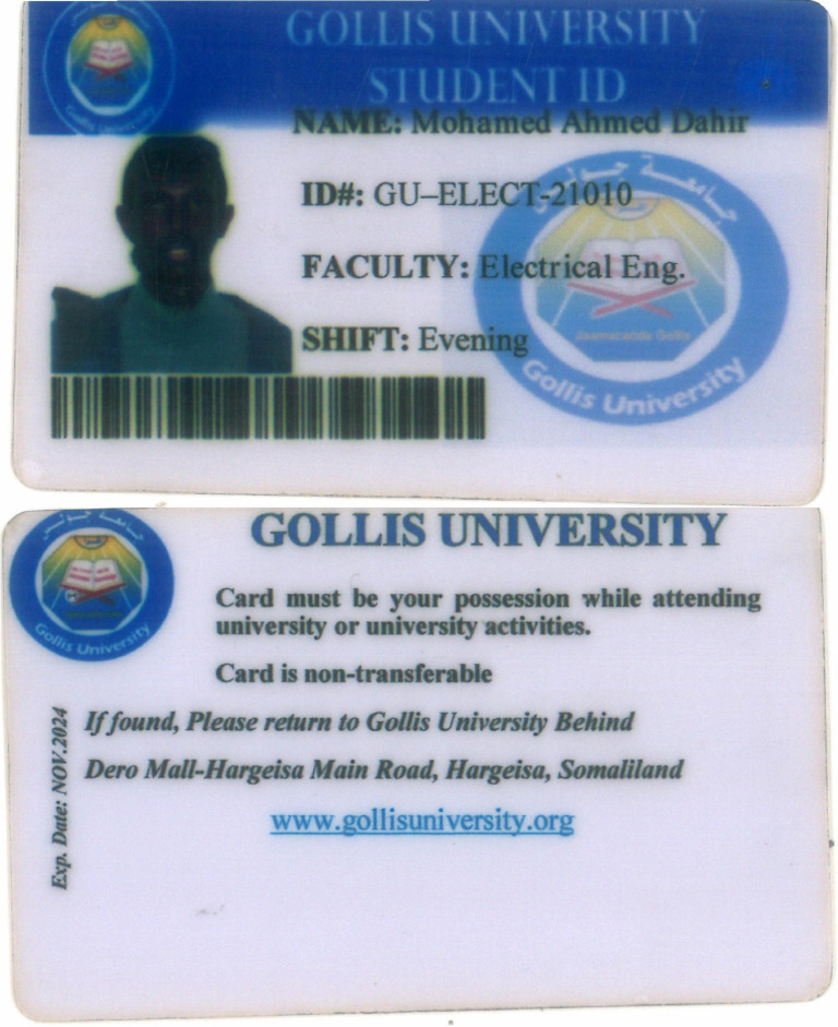 Golis Card | PDF