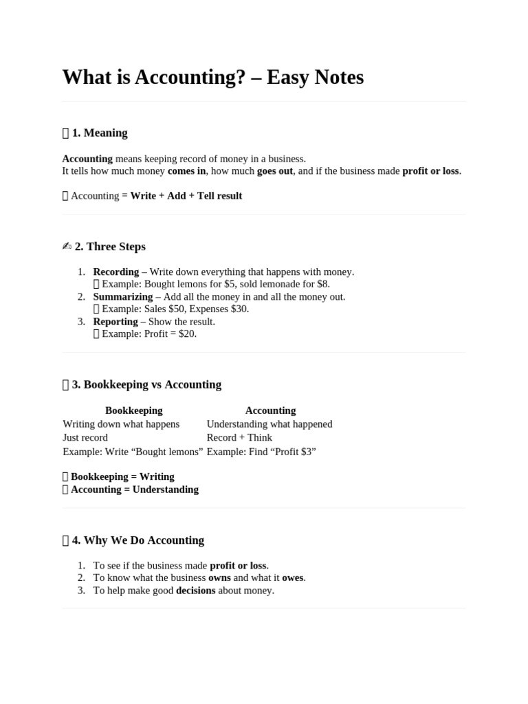 Understanding Accounting Basics | PDF