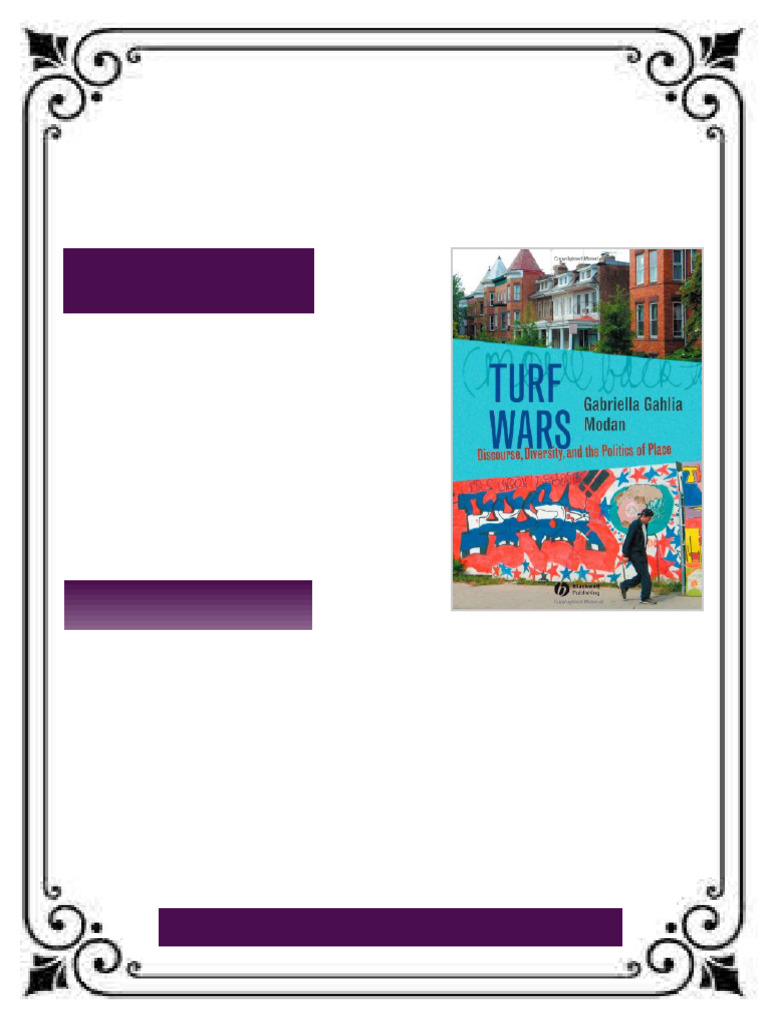 Turf Wars Discourse Diversity and the Politics of Place 1st Edition ...