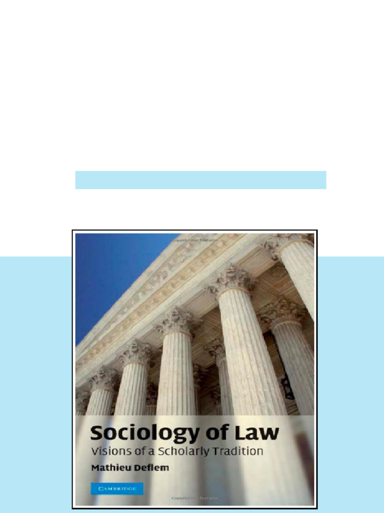 (Ebook) Sociology of Law: Visions of a Scholarly Tradition by Mathieu ...