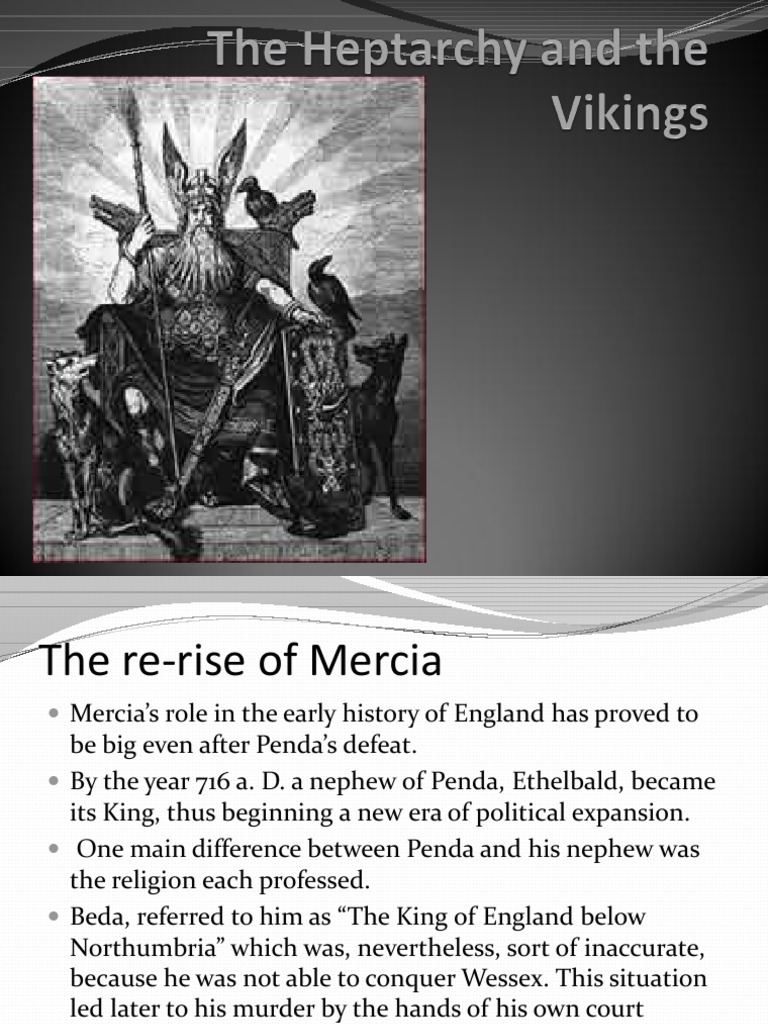 The Heptarchy and The Vikings | PDF | Wessex | Vikings