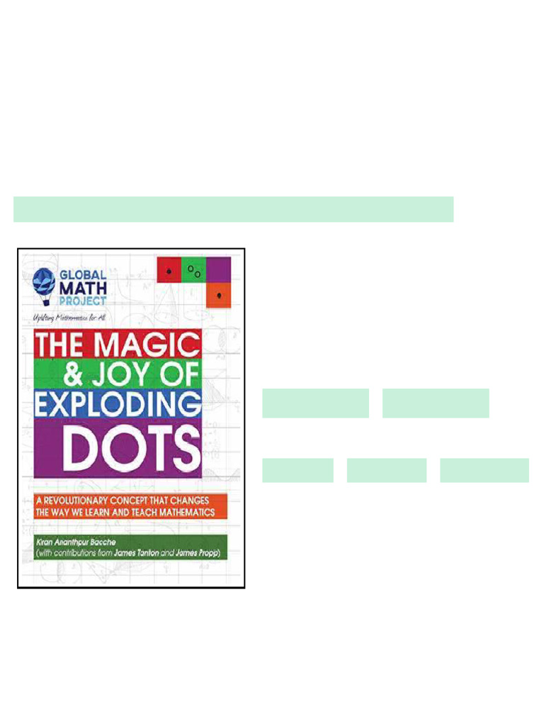 The Magic Joy of Exploding Dots Kiran Ananthpur Bacche - Ebook and ...