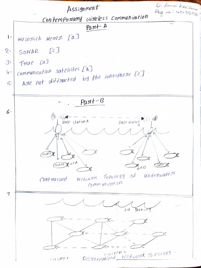 Wireless Vamsi 40130036 | PDF