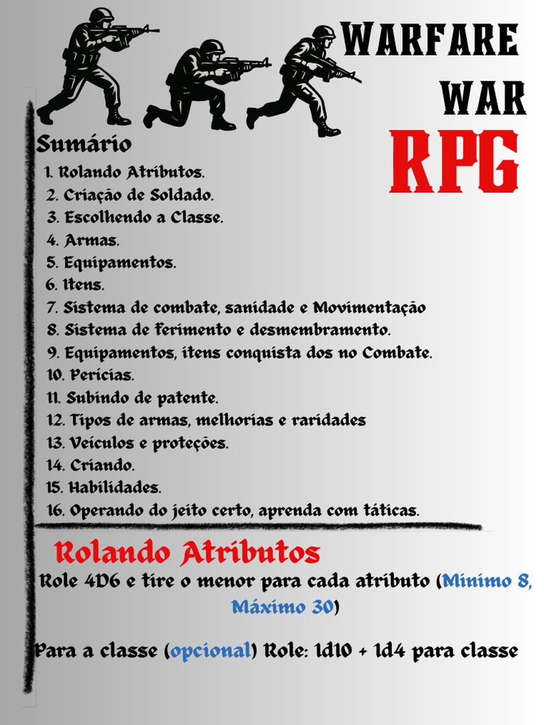Warfare War RPG - 20251211 - 134608 - 0000 | PDF | Tanques | Carregador ...