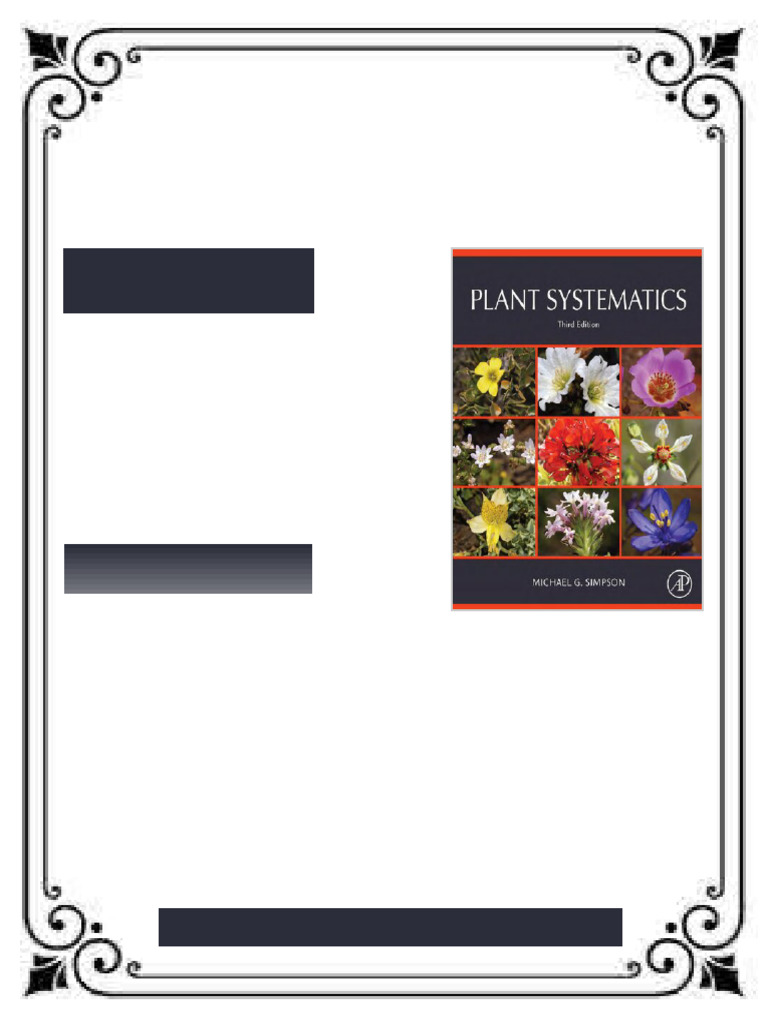 Plant Systematics 3rd Edition Michael G. Simpson Download Full Ebook ...