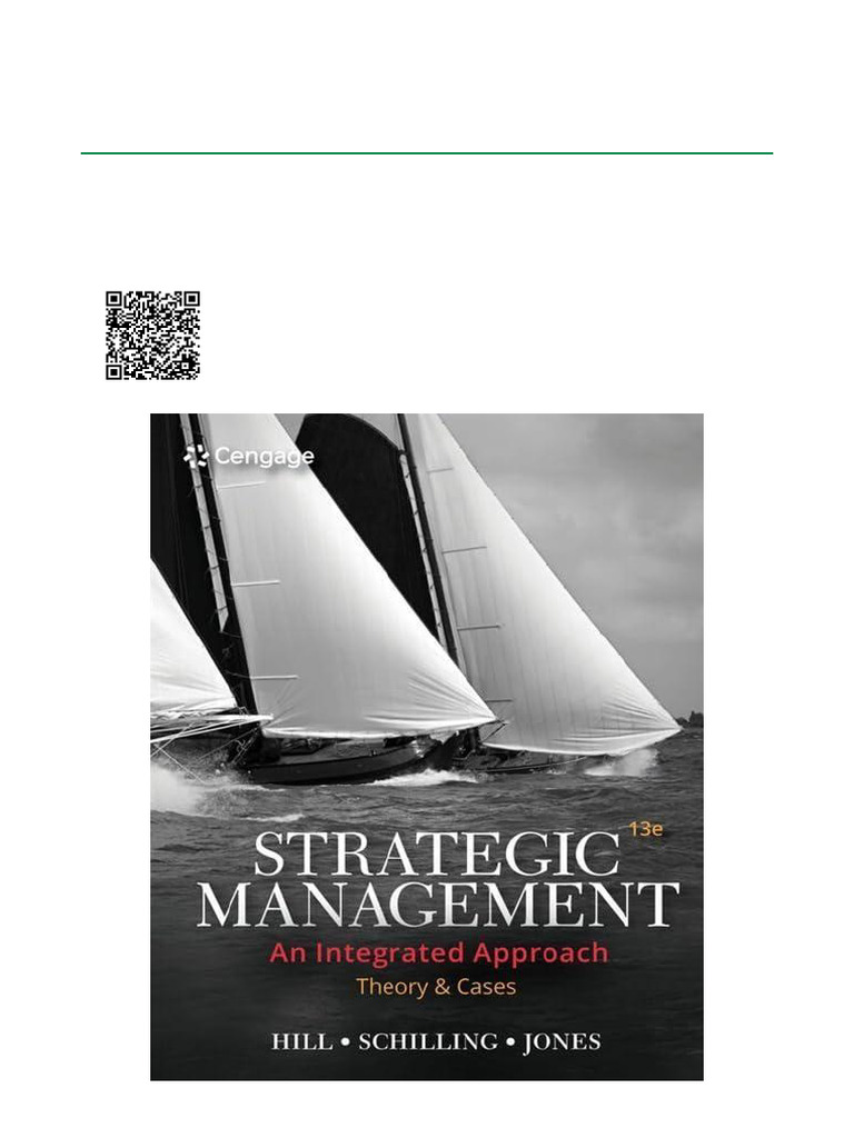 Strategic Management Theory & Cases An Integrated Approach 13th Edition ...