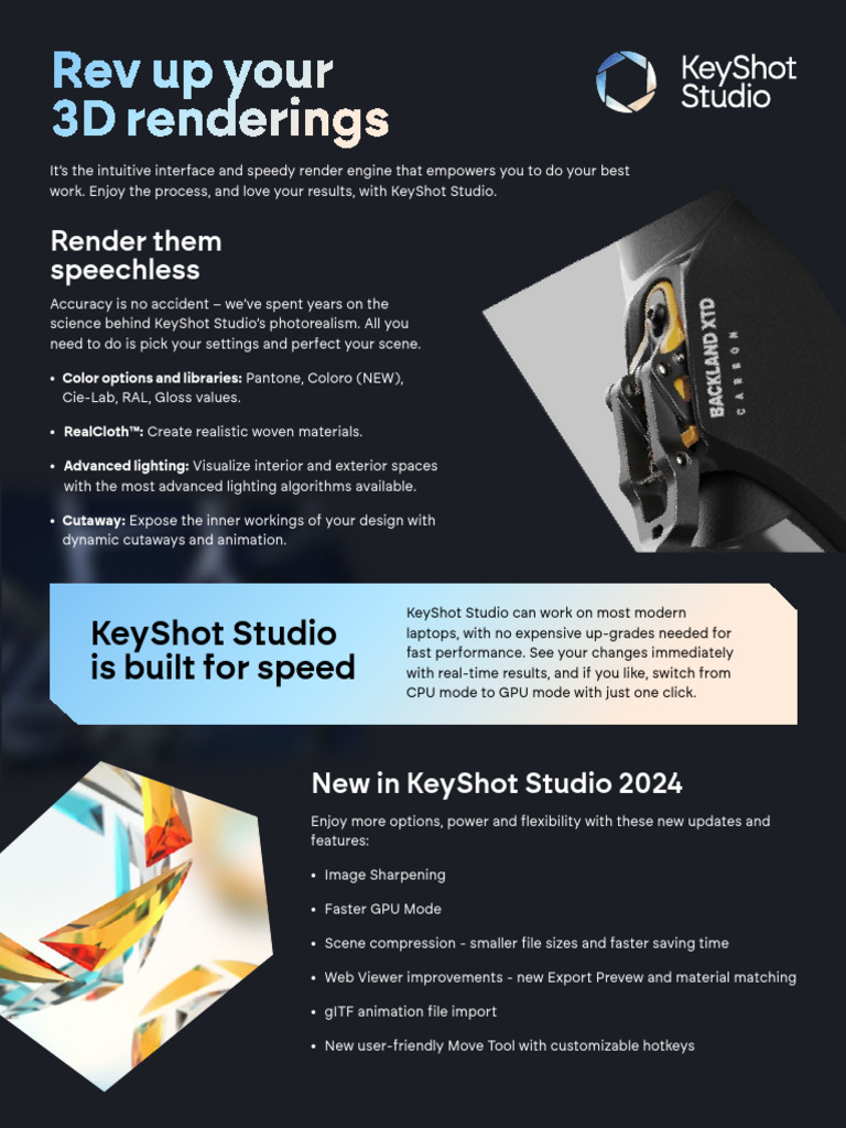 KeyShot Studio 2024: 3D Rendering Revolution | PDF | Rendering ...