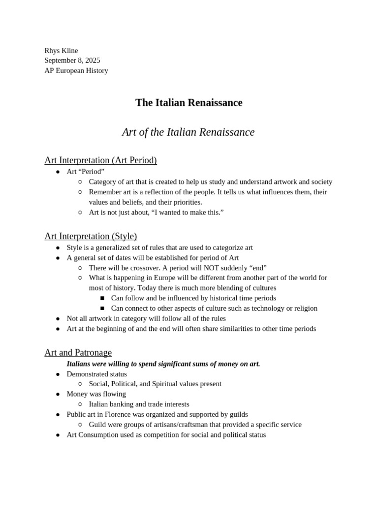 Understanding Italian Renaissance Art | PDF | Renaissance | Italian ...