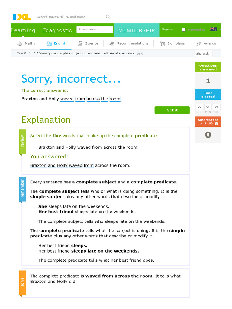 Complete Subject And Predicate Guide Pdf