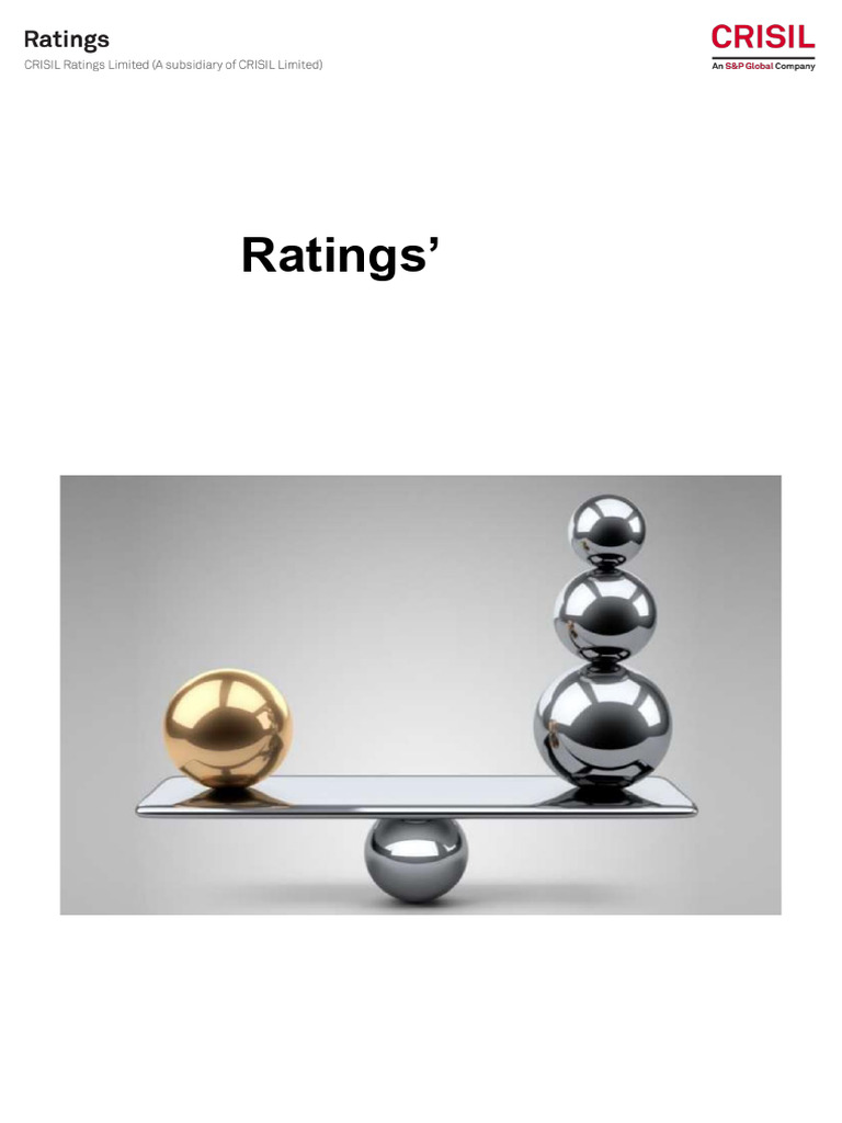Understanding CRISIL Ratings and Scales | PDF | Bond Credit Rating ...