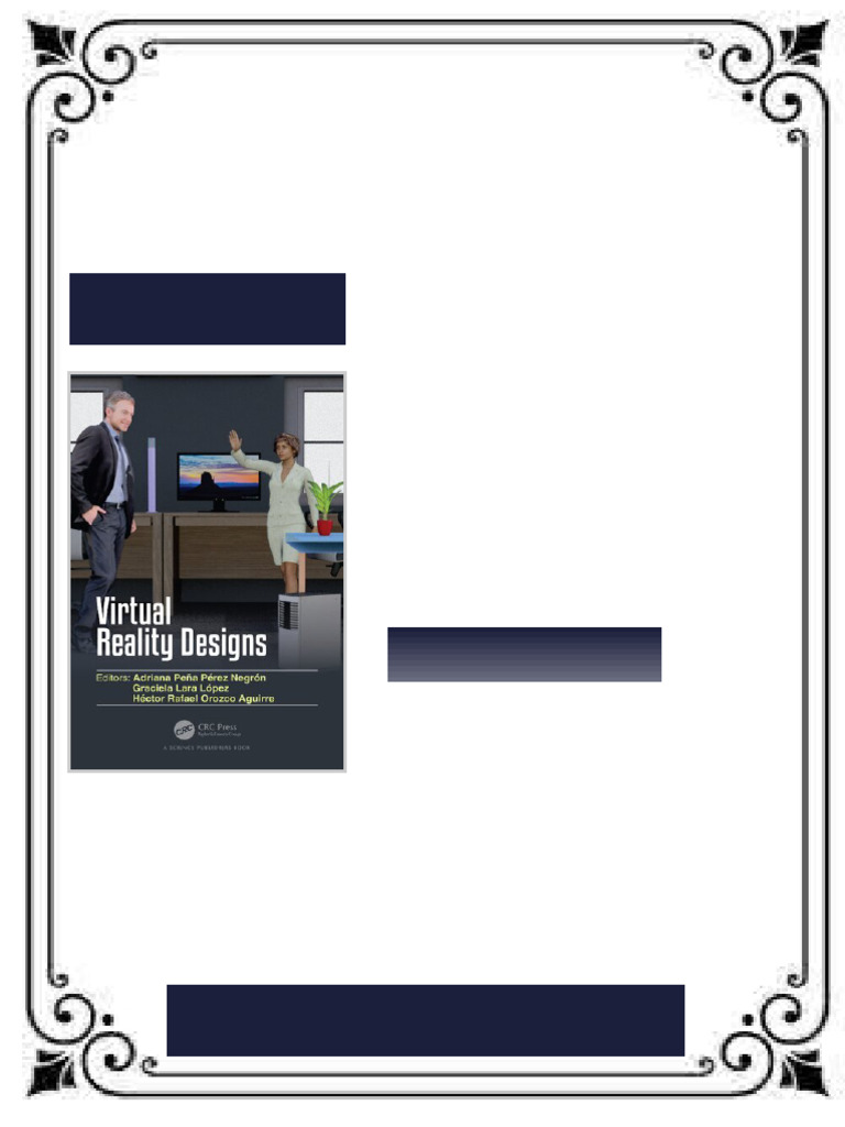 Virtual Reality Designs 1st Edition Adriana Peña Pérez Negrón (Editor ...