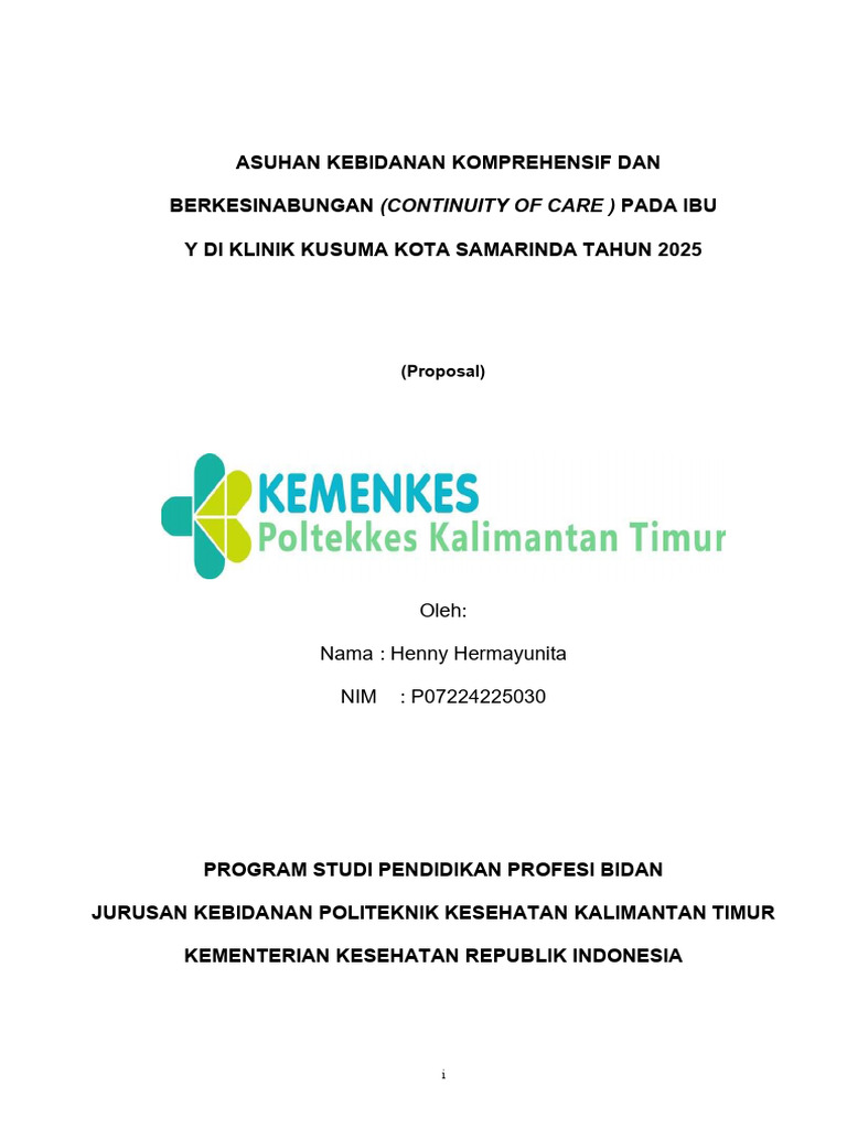 Contoh Proposal Coc Profesi | PDF