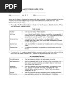 Life Events Checklist for Stressful Experiences | PDF