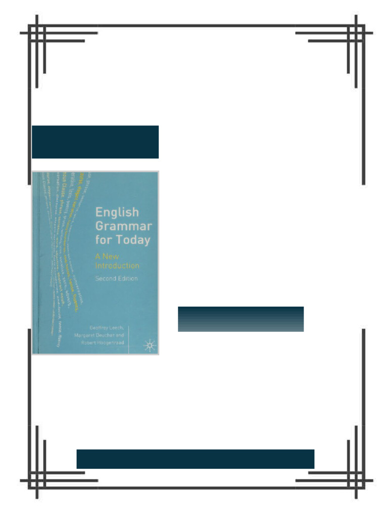 English Grammar For Today A New Introduction 2nd Edition Geoffrey Leech ...