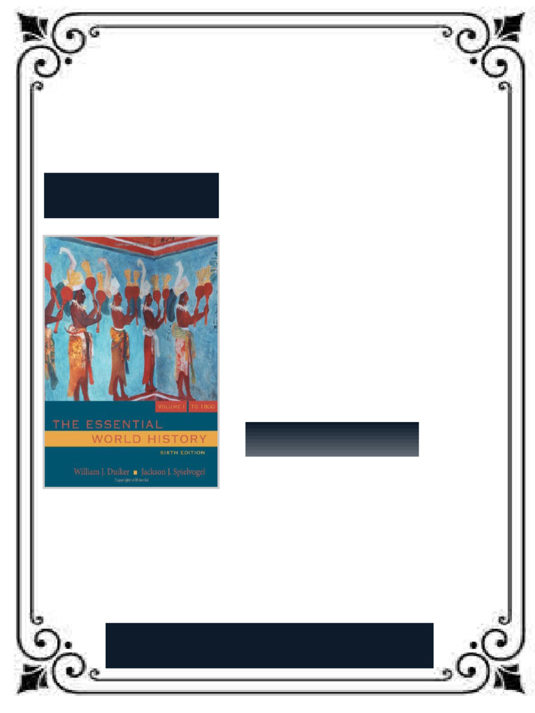 The Essential World History Volume 1 To 1800 Sixth Edition William J ...