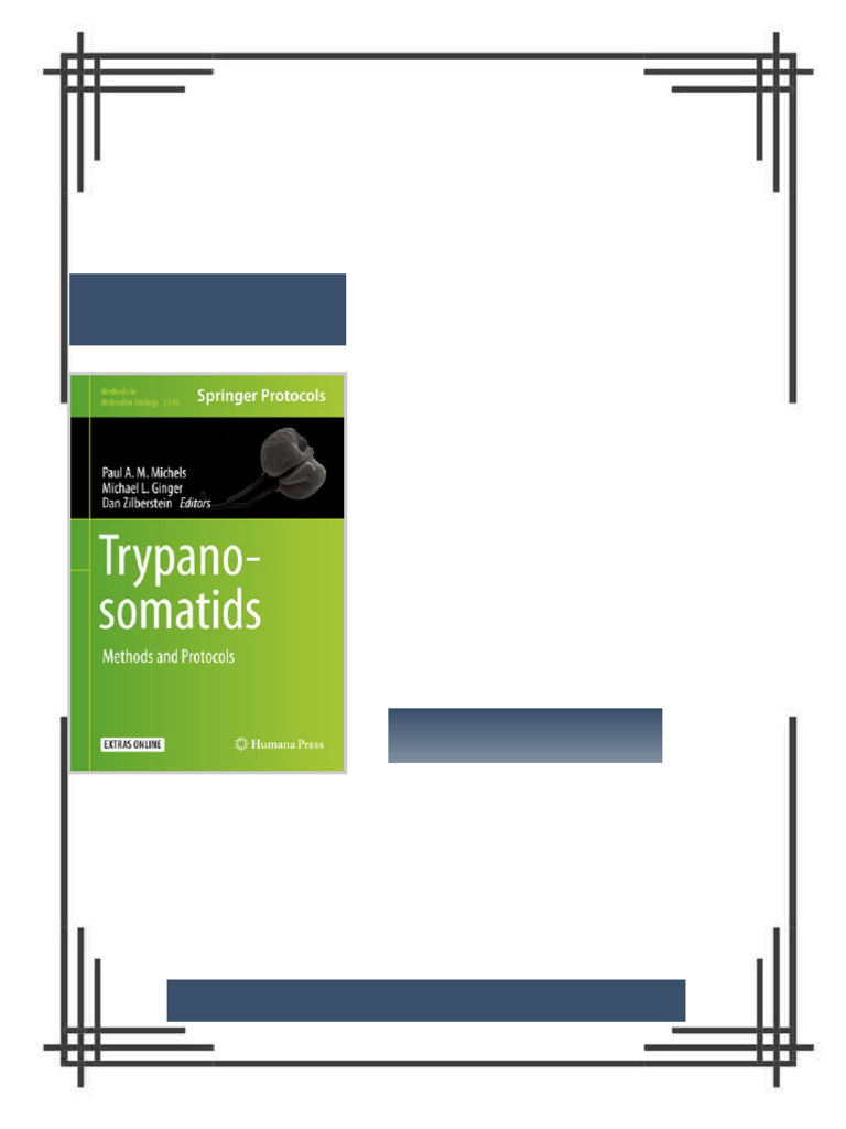 Trypanosomatids Methods and Protocols Methods in Molecular Biology 2116 ...