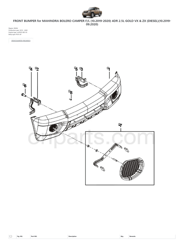 Front Bumper | PDF