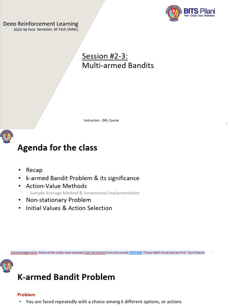 Multi-Armed Bandit Problem Overview | PDF