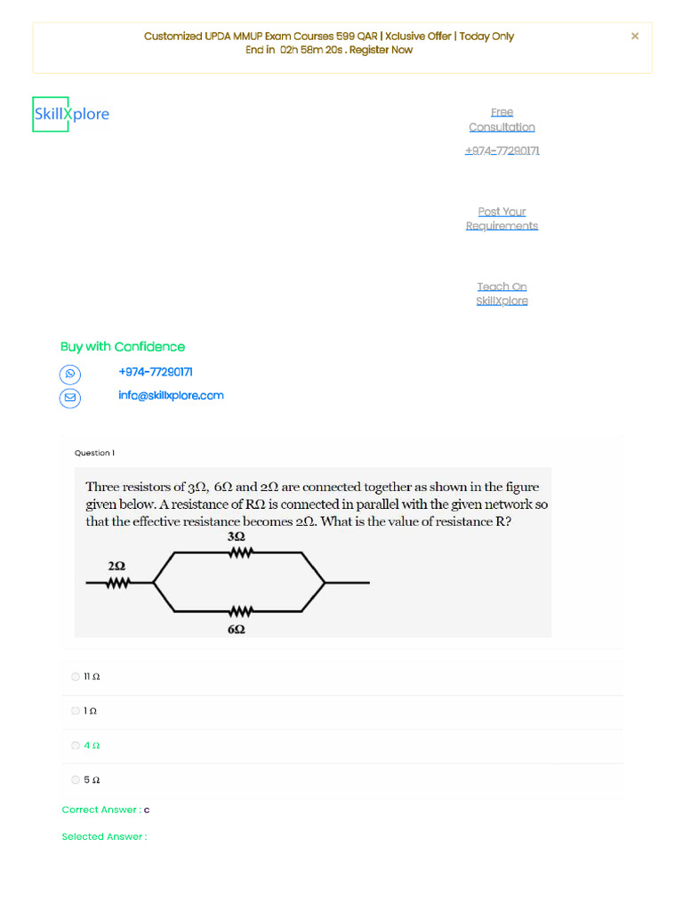 03 Electrical Engineering Fundamentals 2 Quiz | PDF
