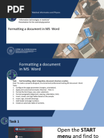 USM Thesis Formatting Guide Template | PDF | Microsoft Word | Software