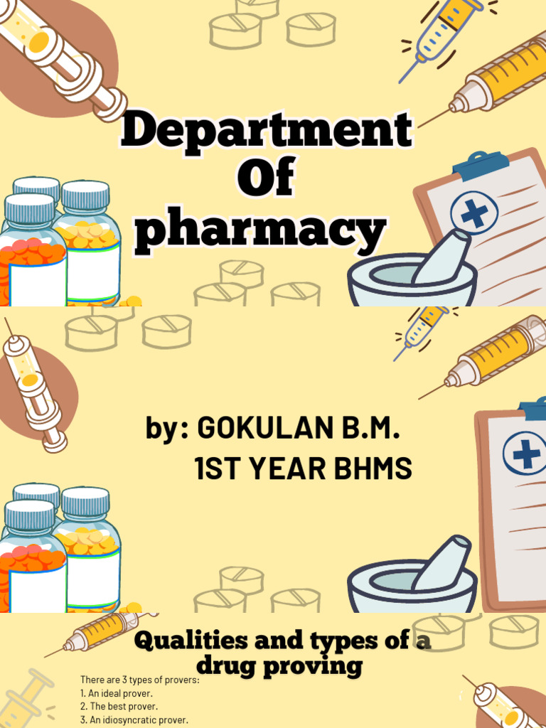 Drug Proving: Types of Provers Explained | PDF | Human Diseases And ...