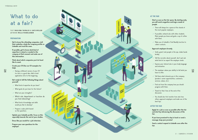 Job Fair Preparation Guide | PDF | Linked In | Human Communication