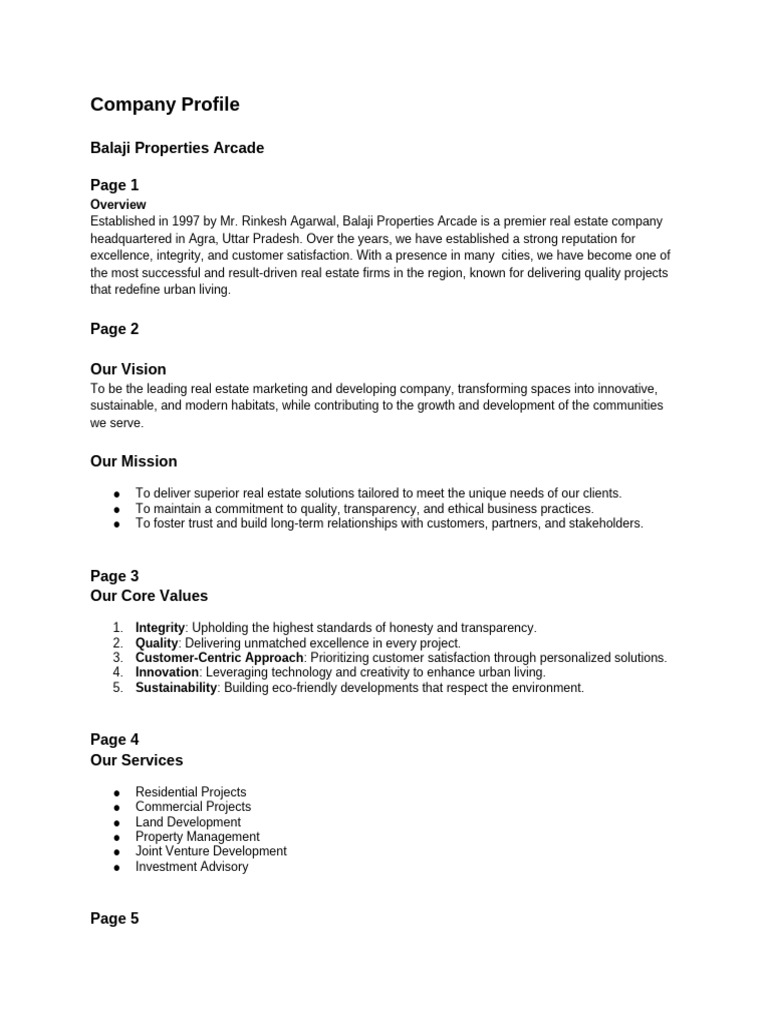 Company Profile - BPA Content | PDF | Economies | Human Communication
