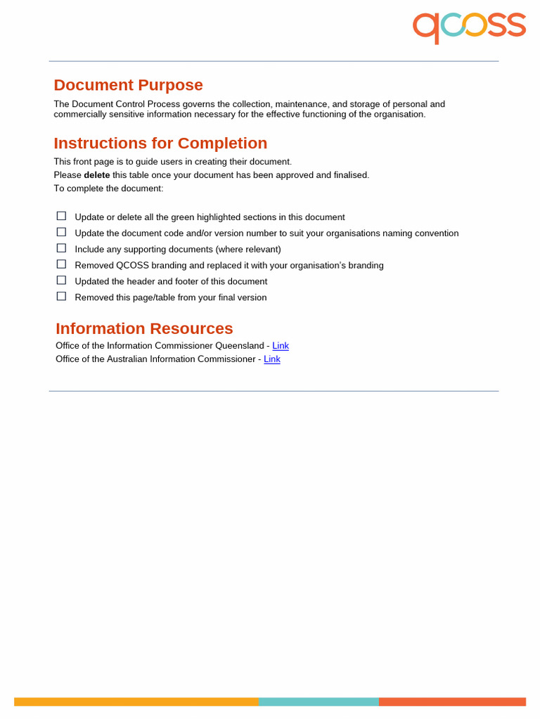 Document Control Process Guide | PDF | Information | Quality Management ...