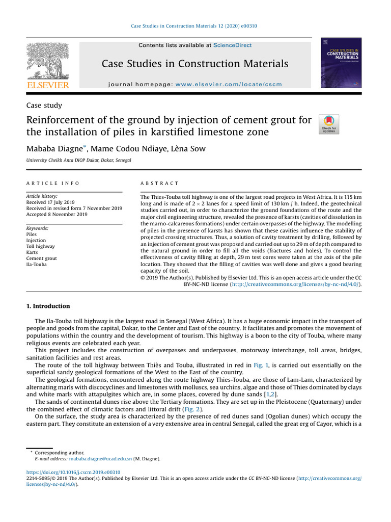 Cement Grout Injection for Pile Stability | PDF | Geotechnical ...